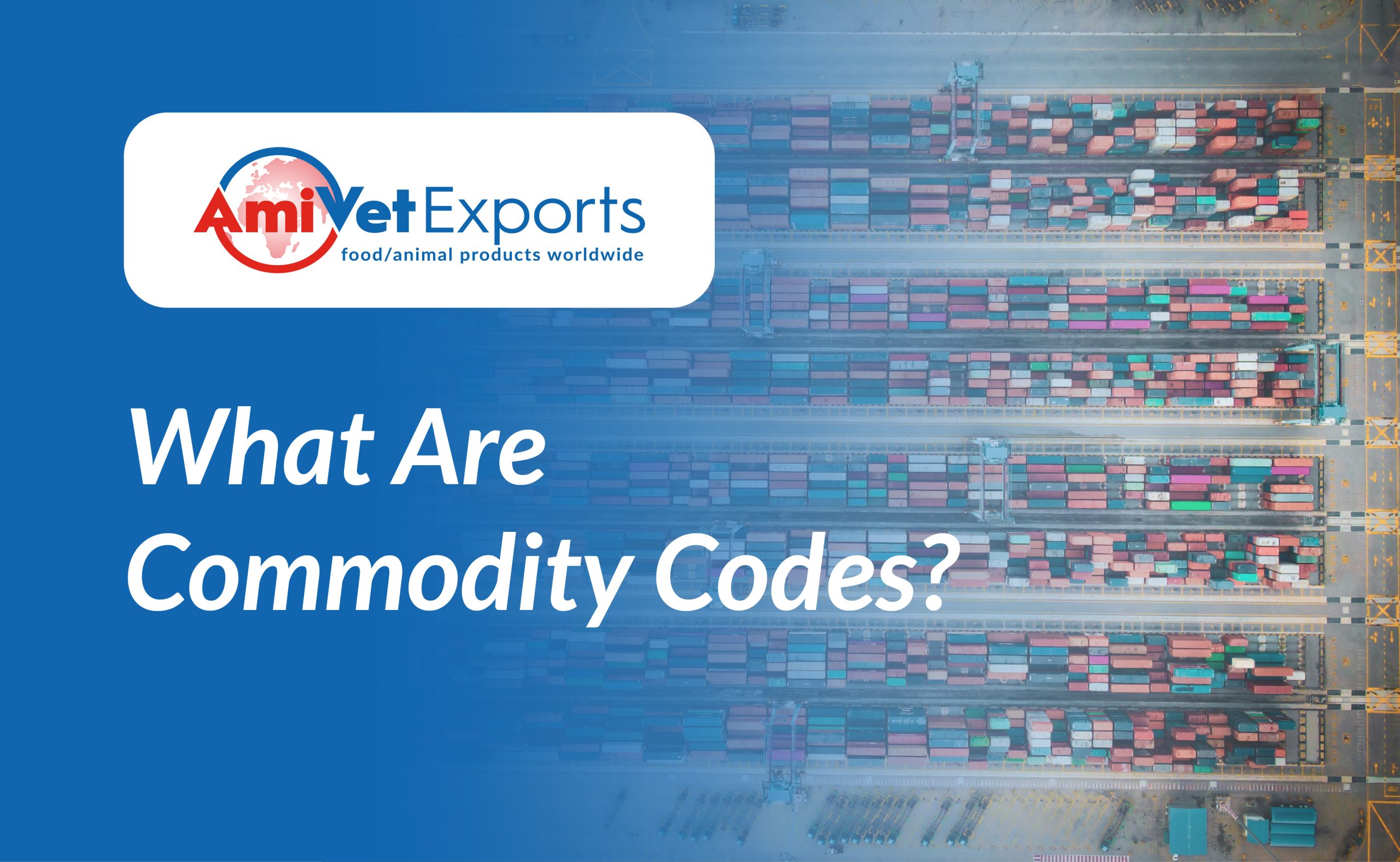 What Are Commodity Codes — And Why Do They Matter for Exporters? | Amivet What Are Commodity Codes?